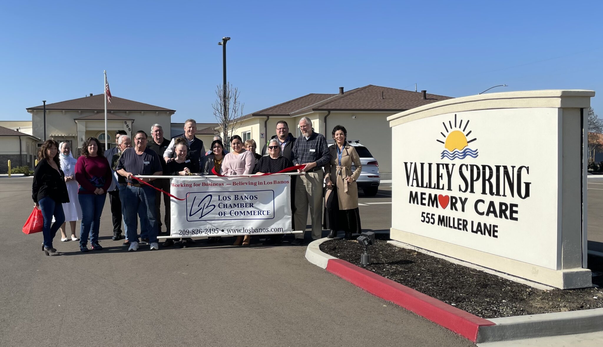 Los Banos Chamber of Commerce held ribbon cutting for Valley Spring Memory Care - Los Banos ...
