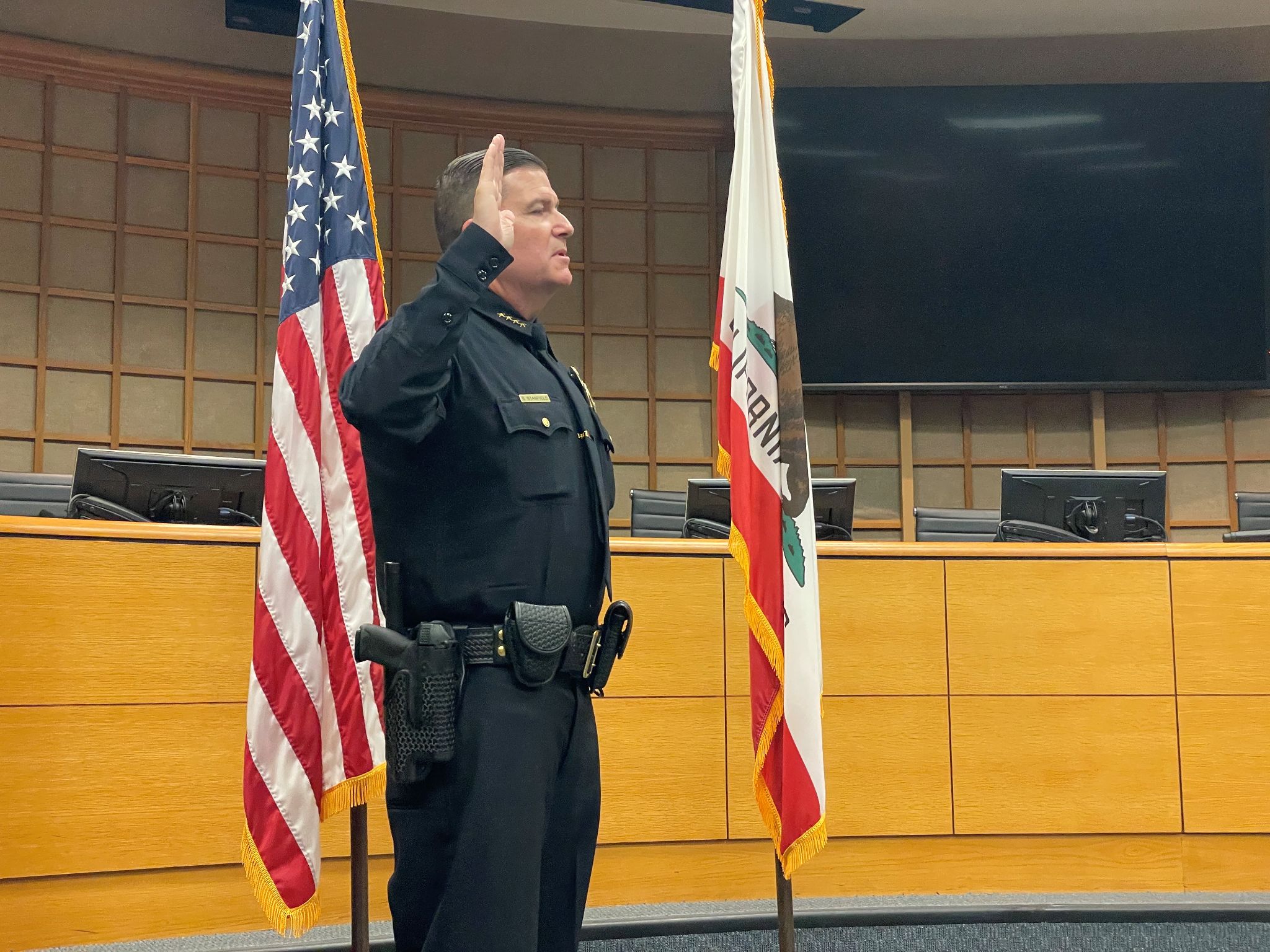 ‘Today marks a day of change.’ Merced swears-in new police chief - Los ...